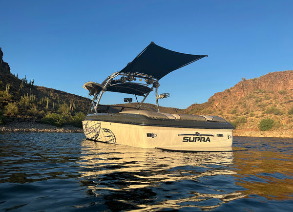 Universal Wake Boat Tower Bimini Shade Extension - Wake Life